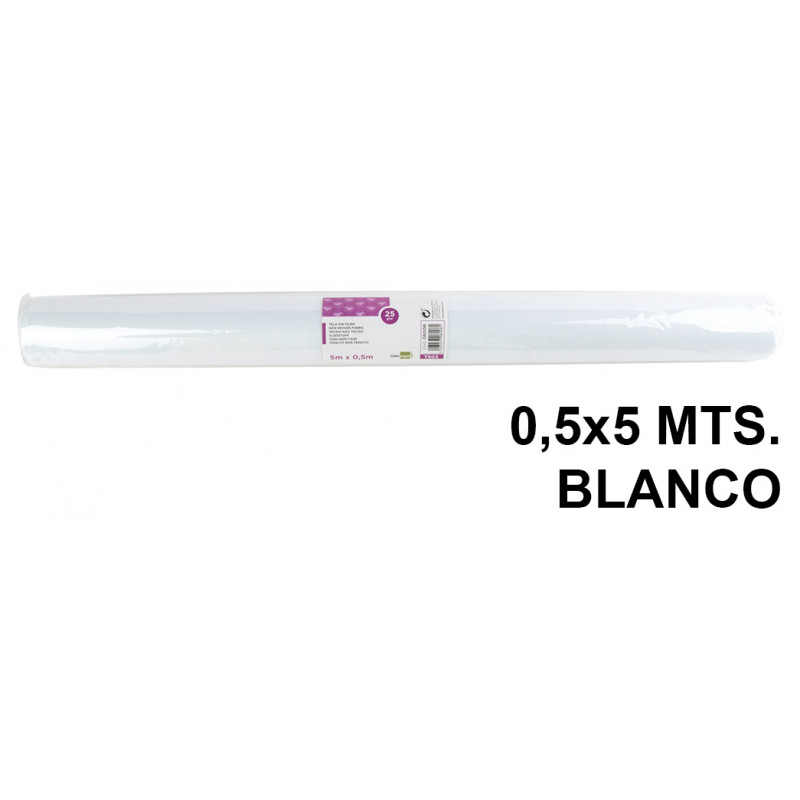 Tela Sintética De Terileno Liderpapel En Formato 05x5 Mts De 25 Grsm² Color Blanco